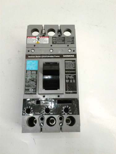 Siemens FD63F250 Sentron Circuit Breaker Bolt-On 250A 3 Pole 600V 3PH ...