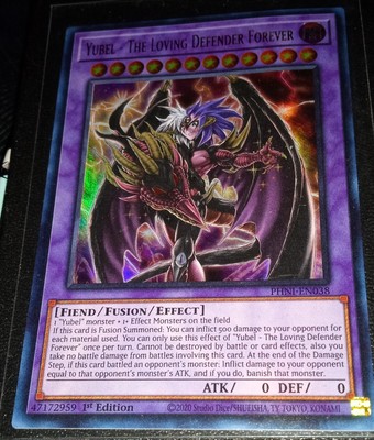 Yu-GI-OG! TCG Yubel - The Loving Defender Forever PHNI-EN038 Ultra Rare ...