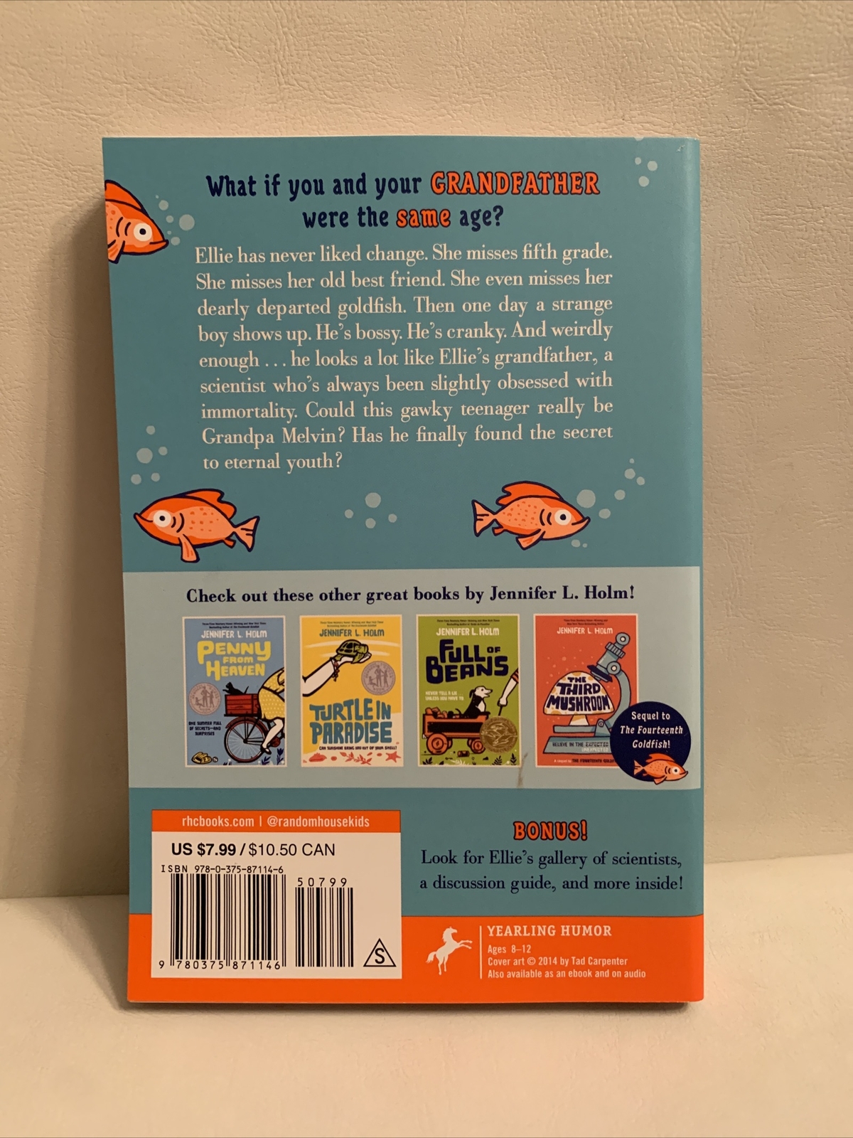 The Fourteenth Goldfish by Jennifer L. Holm (2016, Digest Paperback ...