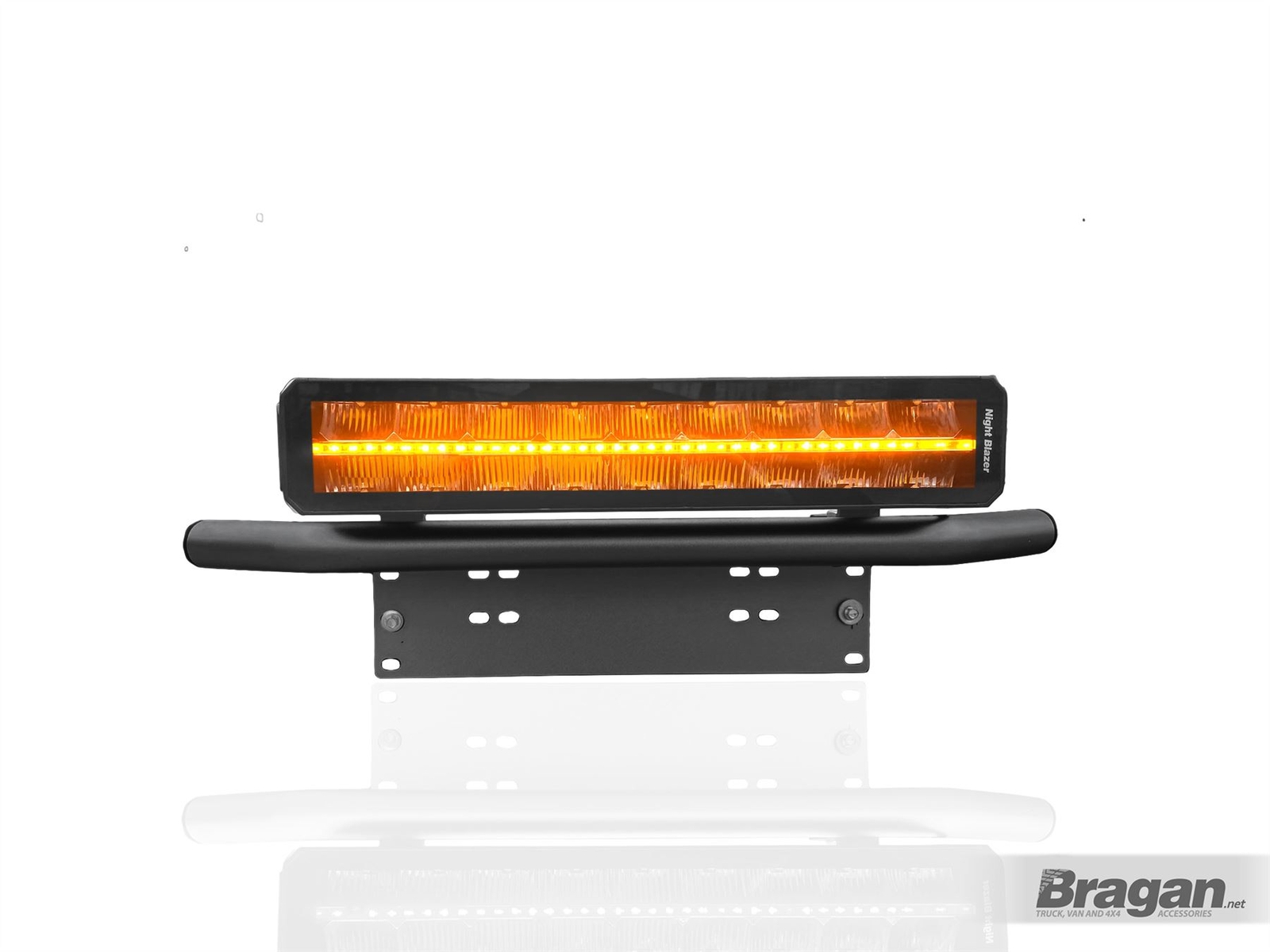 Number Plate Bar + 17" Night Blazer LED Light Bar To Fit Kia Carens ...