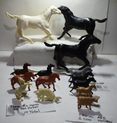 Marx/ PAYTON/MPC Horses/cow For Western Sets, 1950-60s Lot of 14 ...