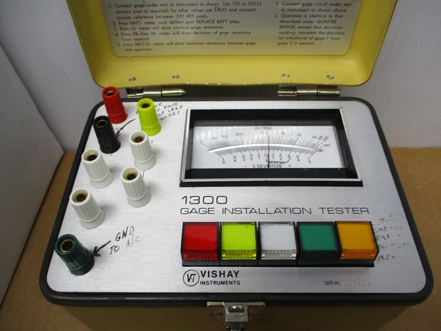 Vishay Micro Measurements 1300 Gauge Installation Tester for sale ...