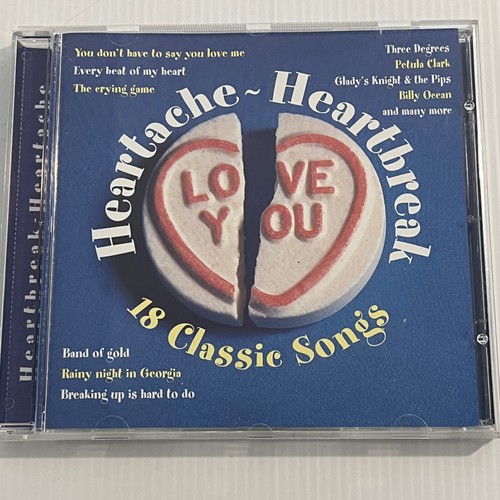 Heartache Heartbreak CD 18 Classic Songs Various Artists | eBay