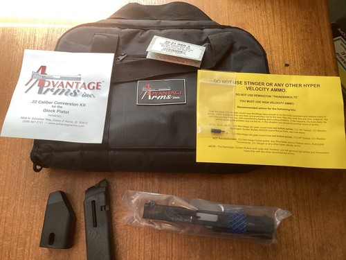 ADVANTAGE ARMS GLOCK 20/21 GEN 3 .22 LR CONVERSION KIT WITH BARREL, 10 ...