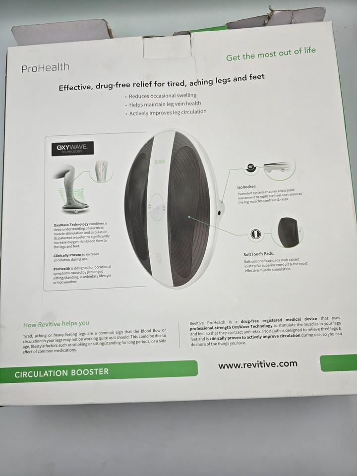 revitive circulation booster BASE ONLY (boxed) | eBay UK