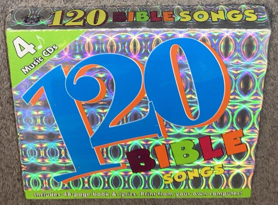 Bible Songs CD Box Set 4 Disc 120 Songs Christian Faith Kids NEW | eBay