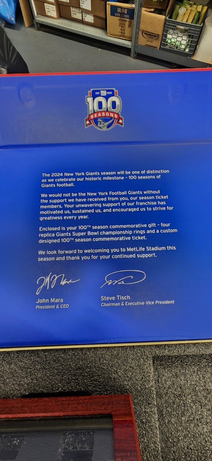 New York Giants. Replica Super Bowl Rings | eBay