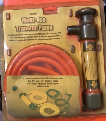 Harbor Freight Multi-Use Transfer Pump for Water or Fuels | eBay