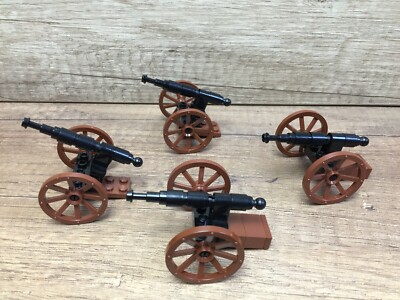 Lego 4xKanonen Kanone Western z.B Legorado Artillerie Kavallerie Pirats ...