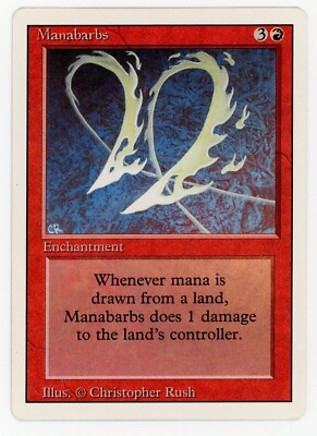 Magic The Gathering Manabarbs Revised Edition Rare NM/LP | eBay