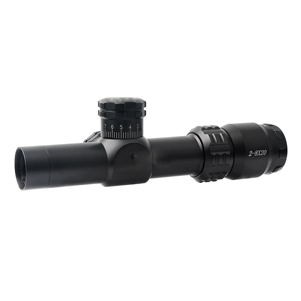 2-8x20 LPVO Scope Illuminated Rifle Scope Optic Sight LPVO Optic Sights ...