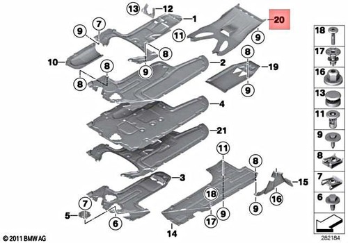 Genuine BMW M5 M6 F06 F10 F12 F13 Convertible Coupe Rear Diffuser ...