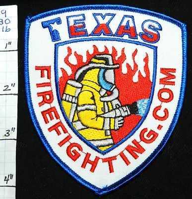TEXAS, FIREFIGHTING.COM FIRE PATCH | eBay