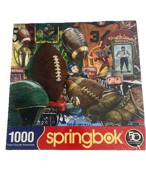 Vintage Football 1000 Piece Jigsaw Puzzle Springbok New | eBay