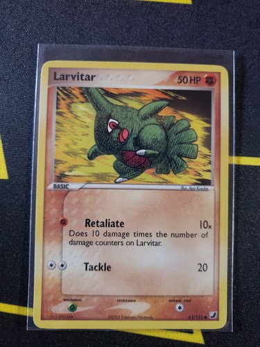 Pokemon TCG - Larvitar - EX Unseen Forces 61/115 | eBay