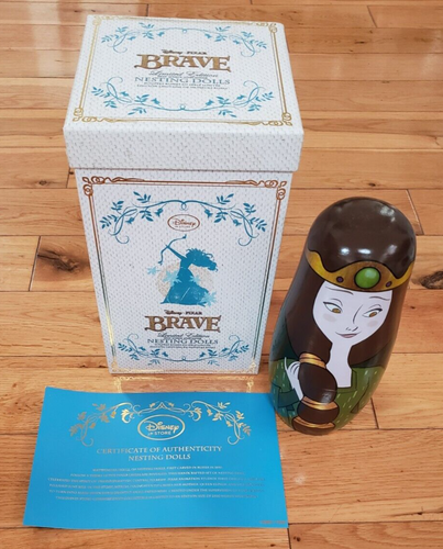 NIB Disney Pixar Brave Nesting Dolls LIMITED EDITION of 2500, NEW w ...
