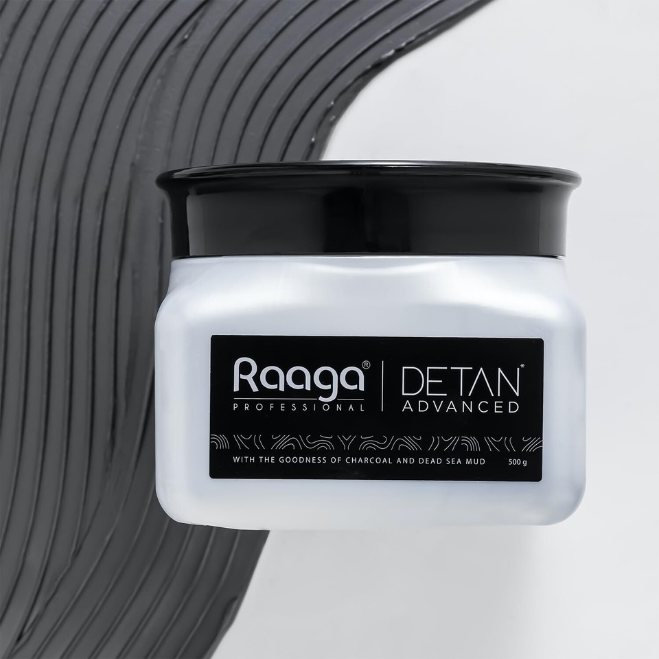 Raaga Professional DeTan Advanced Pack Dead Sea Mud, Charcoal, Lactic ...