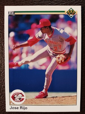 JOSE RIJO CINCINNATI REDS 1990 UPPER DECK BASEBALL CARD #216 | eBay