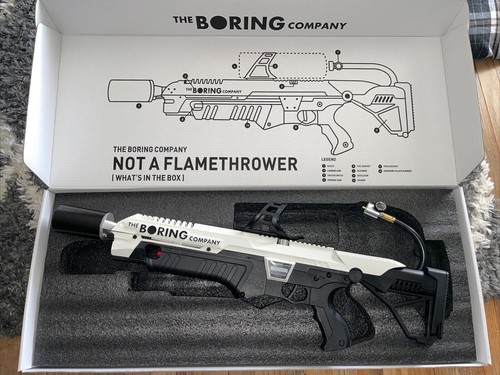 NEW! The Boring Company Not a Flamethrower | eBay