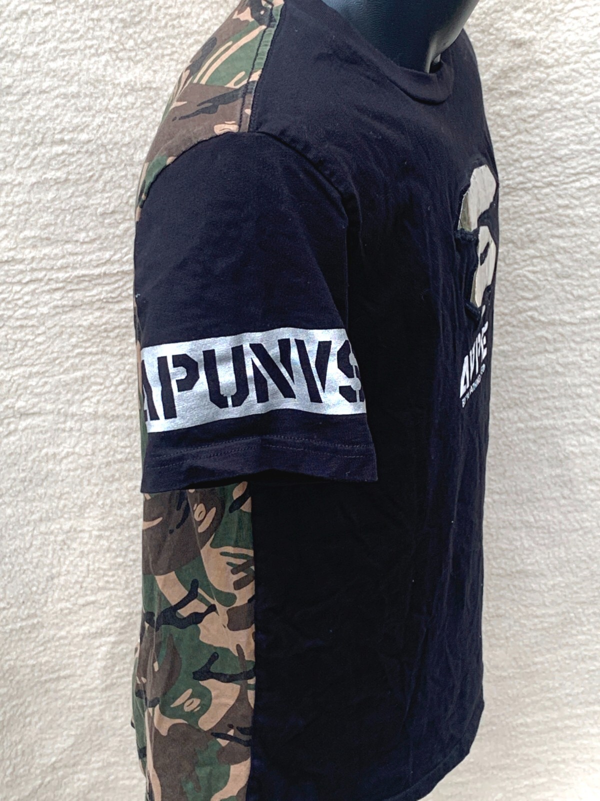 Tshirt Aape Bathing Ape Bape Logo Camouflage Planet Moon selten rare ...