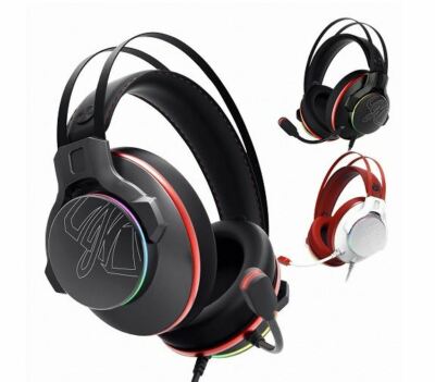 ABKO Hacker N995 Vibration Gaming Headset ENC Virtual 7.1 RGB USB LED ...