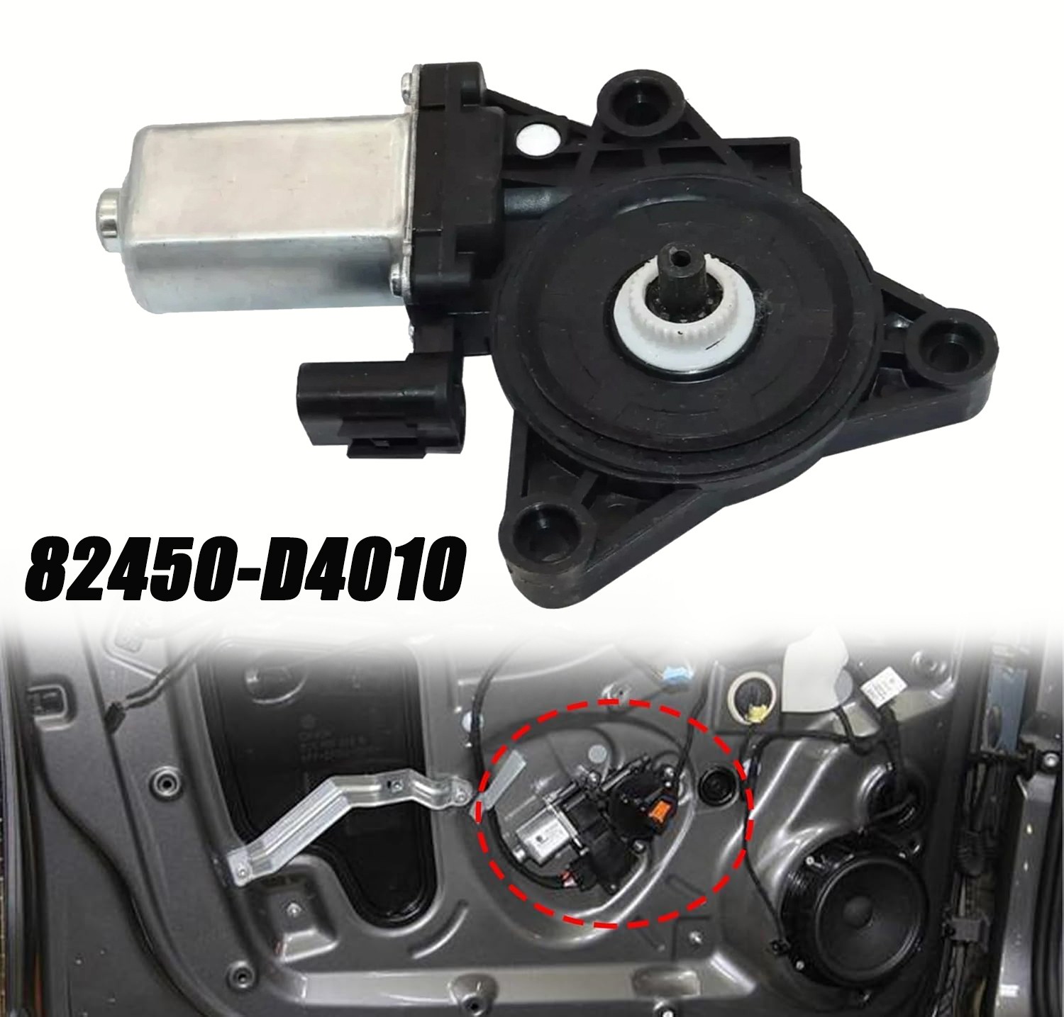 Power Window Motor/Regulator Motor Fits for 2016-2020 Kia Optima 82450 ...