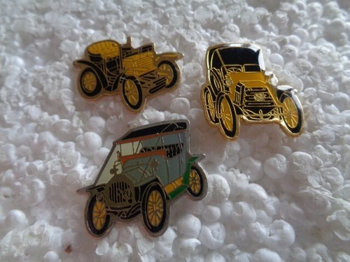 Job lot of 3 vintage car Shaped metal lapel pins | eBay