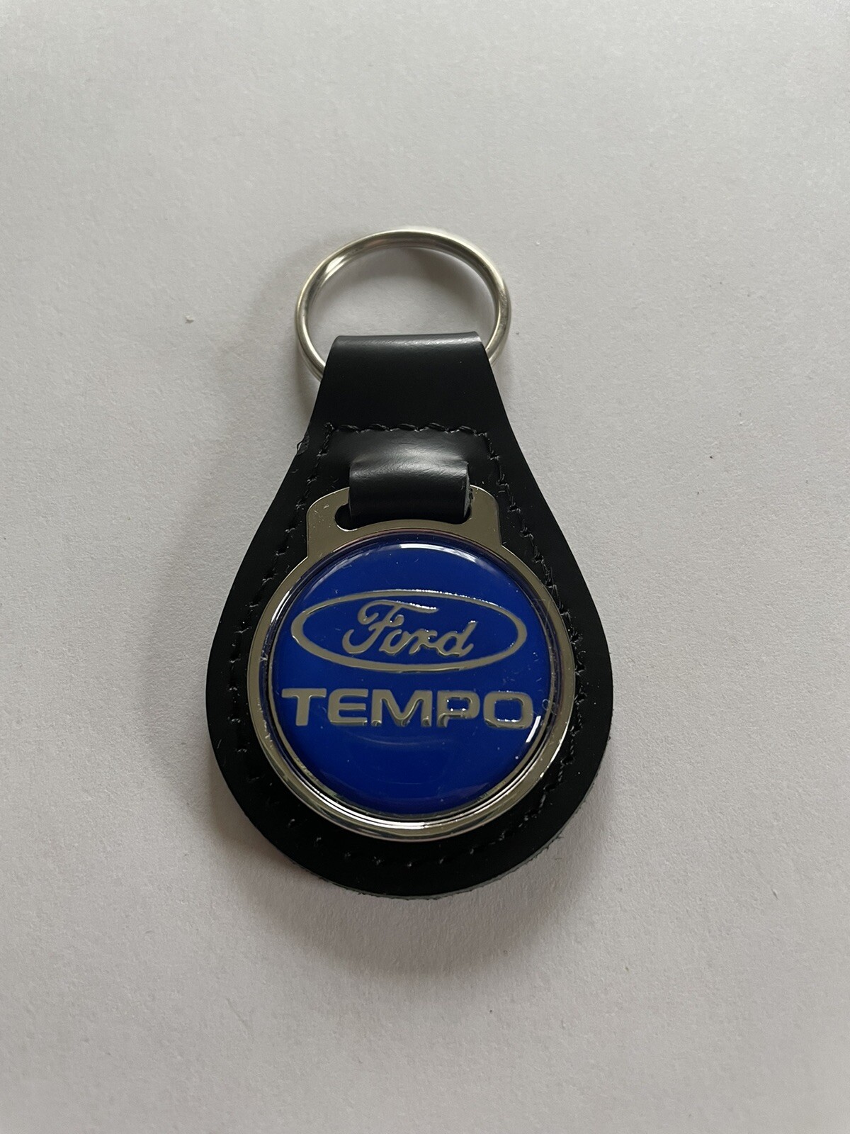 Ford Tempo Keychain Black Leather Ford key chain | eBay