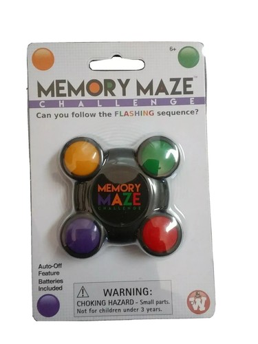 New Memory Maze Challenge Handheld Game Batteries Included - flashing sequence | eBay