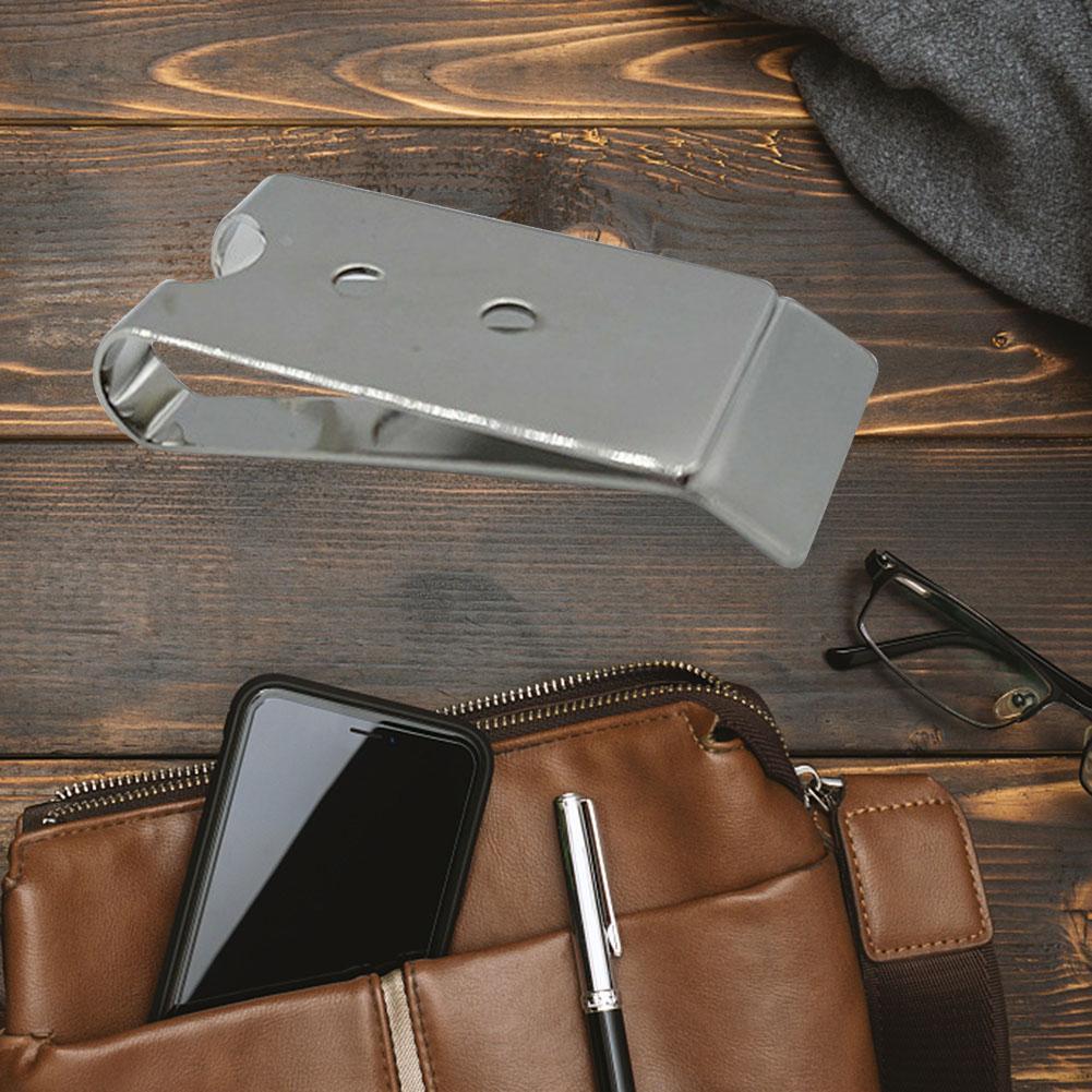 Metal Waist Belt Buckles Sheath Clip Clasp Pocket Wallet Key Hook ...