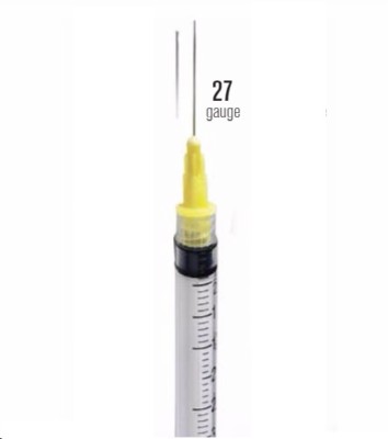 ENDODONTIC ENDO PRE-TIPPED IRRIGATION SYRINGES 100/PK 27 GA 3CC LUER ...
