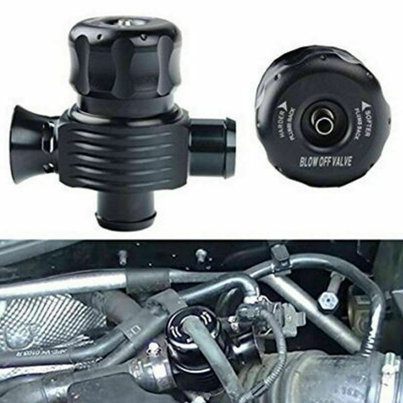1x Car Dual Port Blow Off Turbo Bov Valve Diverter Valve 25mm Black ...