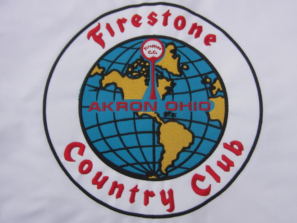 Firestone Golf Club Embroidered Golf Pin Flag PGA Championship Course ...