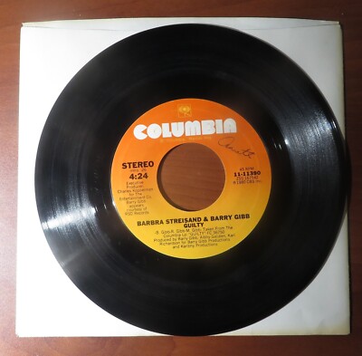 Barbara Streisand & Barry Gibb, Guilty / Life Story 45 RPM VG | eBay