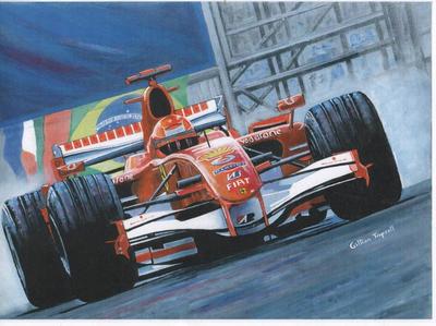 Michael Schumacher, Brazil 2006 art print | eBay UK