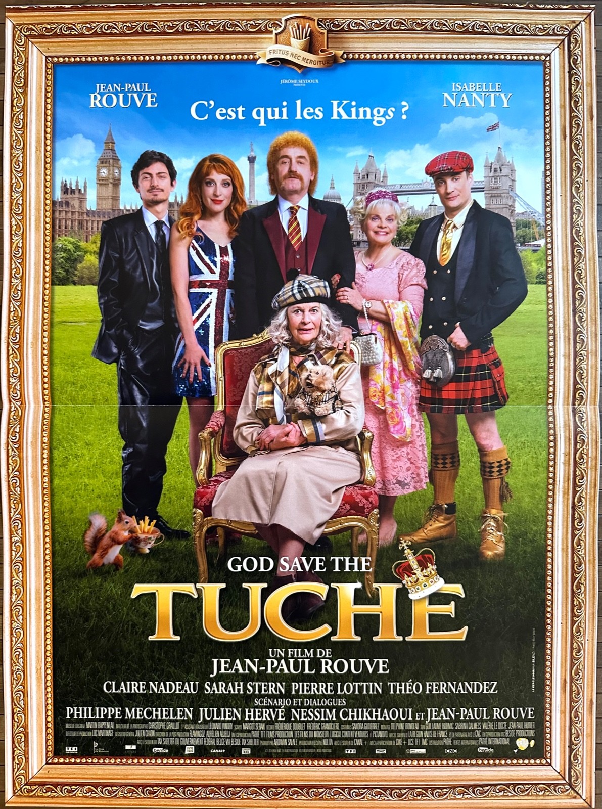 Affiche Cinéma GOD SAVE THE TUCHE 40x60cm Poster / Jean-Paul Rouve ...
