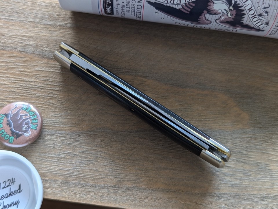 GEC Great Eastern Cutlery #81 Tidioute 811224 Boss Bull Keeper Streaked ...