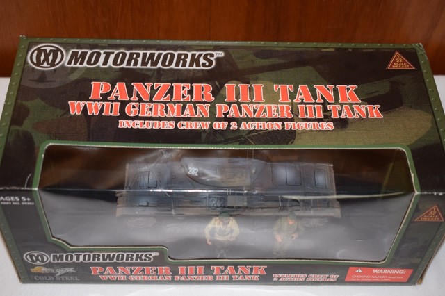 Ww111 1/32 Cold Steel Ultimate Soldier WWII German Panzer III Tank ...