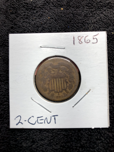 1865-P Two Cent Piece. Philadelphia Mint. Copper Coin. | eBay