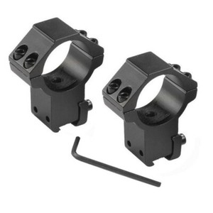 Rifle Scope Rings 3/8" Dovetail Mount .22 Rimfire High Profile 1" DIA ...