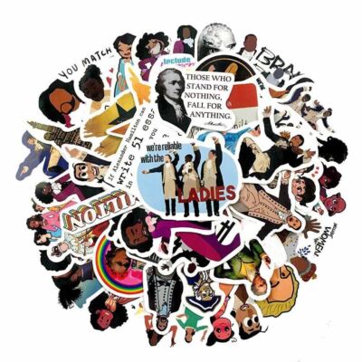 HAMILTON Stickers [A] Broadway Musical ~ Alexander~Vinyl Waterproof ...