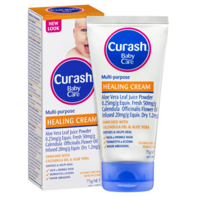 Curash Baby Multi-Purpose Healing Cream 75g Soothes Rash Eczema Minor ...