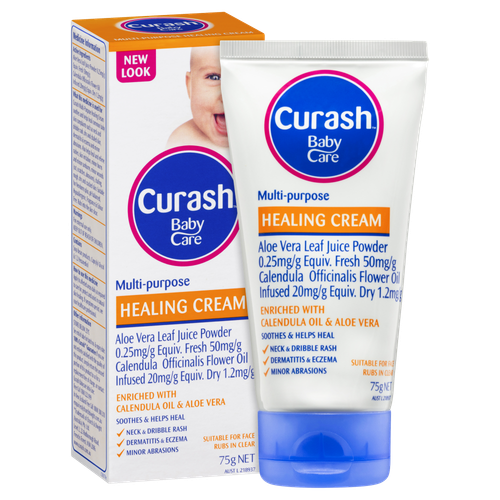 Curash Baby Multi-Purpose Healing Cream 75g Soothes Rash Eczema Minor ...