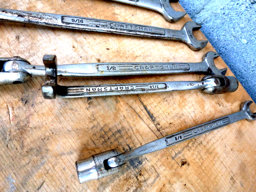 Craftsman 6 Piece Combo Open End And Socket End-Saltus Series Wrenches ...