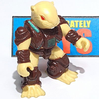 Vtg Battle Beasts EAGER BEAVER #44 working rub original 1987 Serie 2 ...