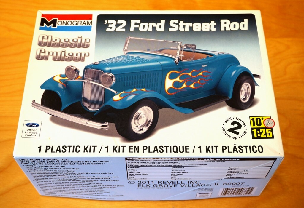 Monogram '32 Ford Street Rod Model Kit 1/25 Scale # 85-0882 - NOS | eBay