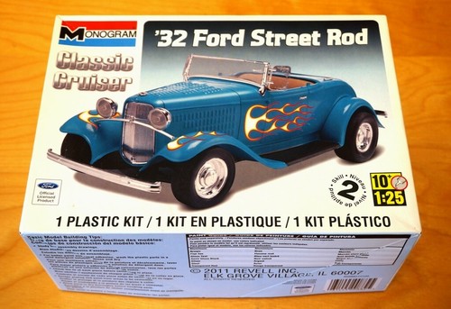 Monogram '32 Ford Street Rod Model Kit 1/25 Scale # 85-0882 - NOS | eBay