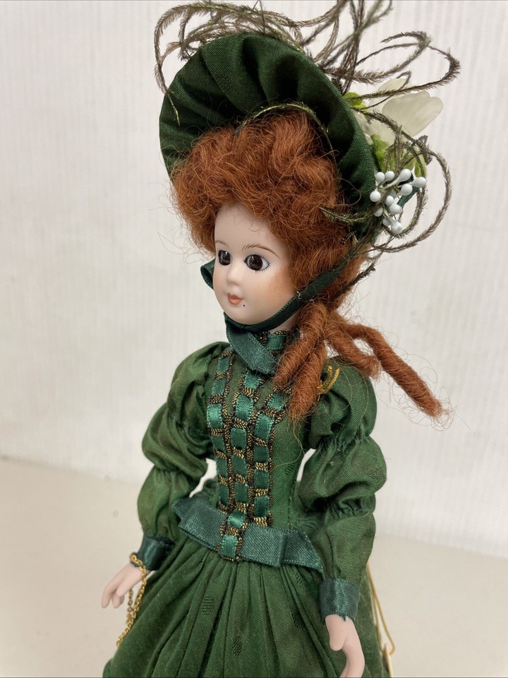 VTG Gorham Valentines Ladies Porcelain Doll Elizabeth 1987 11" #884/ ...