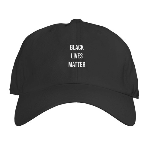 Black Lives Matter BLM Text Embroidered Dad Hat One Size Adjustable ...