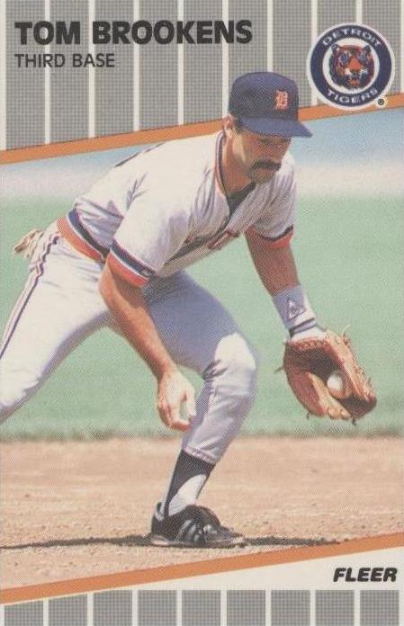 1989 Fleer - Tom Brookens #130 Glossy for sale online | eBay